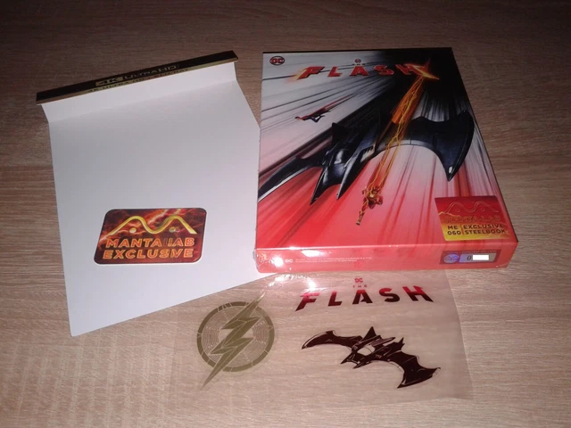 THE FLASH 4K+2D Blu-ray Steelbook FullSlip Manta Lab ME#60 (mantalab ...