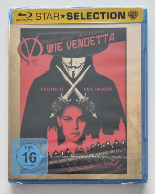BLU-RAY V WIE Vendetta (Natalie Portman Hugo Weaving) Neu OVP EUR 5,00 ...