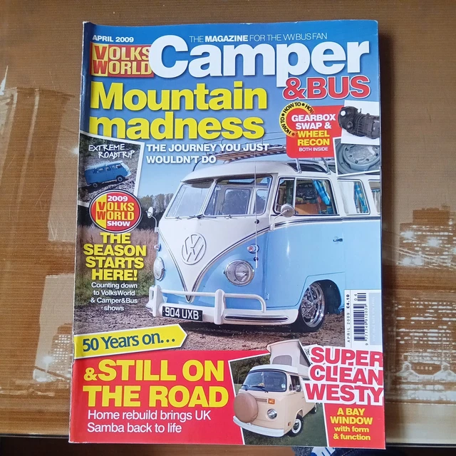 VOLKSWORLD CAMPER AND Bus Magazine April 2009 Split Screen van Bay ...