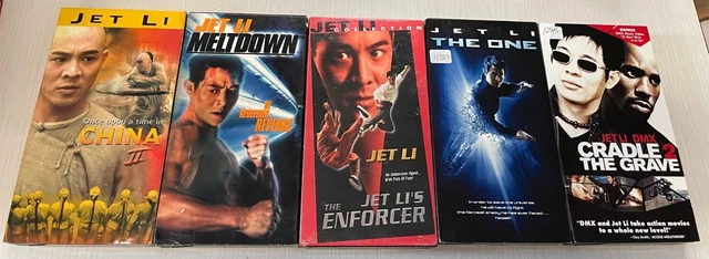 LOT DE 5 Jet Li VHS Meltdown Enforcer The One China 2 Cradle 2 The ...