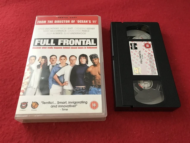 FULL FRONTAL BIG Box Ex Rental Vhs Video Tested Julia Roberts Comedy ...