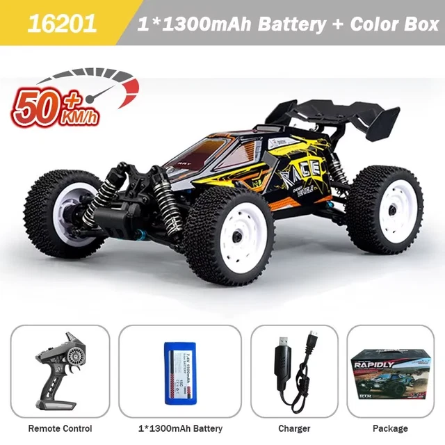 1:16 4WD BRUSH or Brushless RC Racing Car 4X4 High Speed Off-Road Cars ...