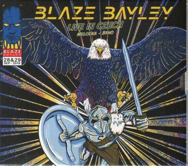 BLAZE BAYLEY LIVE In Czech double CD UK Blaze Bayley Recordings 2020 ...