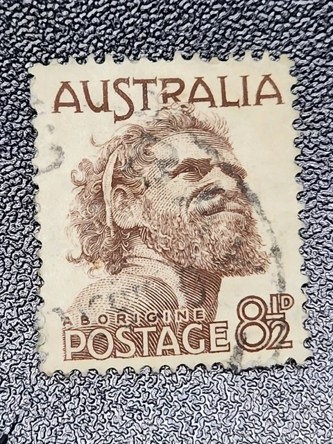 1950 AUSTRALIAN PRE-DECIMAL 8½d Aboriginal Stamp $3.50 - PicClick AU