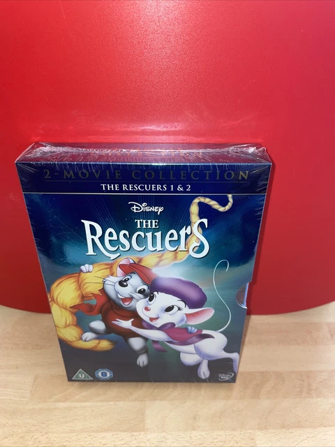 DISNEY THE RESCUERS + Down Under 2 Movie Collection DVD Box Set New ...