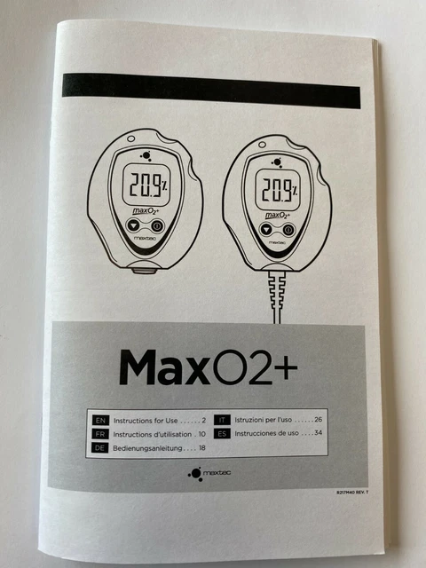 OXYGEN ANALYZER - MAXO2+ Medical AE £80.00 - PicClick UK