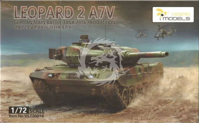 LEOPARD 2A7V GERMAN Main Battle Tank Vespid Models VS720016 Spur 1/72 EUR 23,69 - PicClick DE