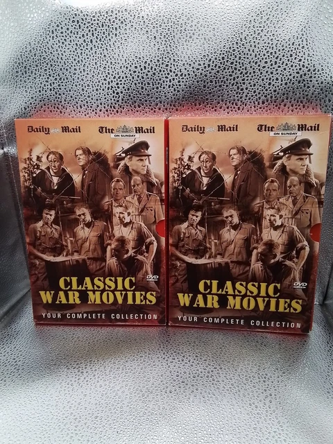 CLASSIC WAR MOVIES DVD Collection Daily Mail Complete Set - #4456 £19. ...