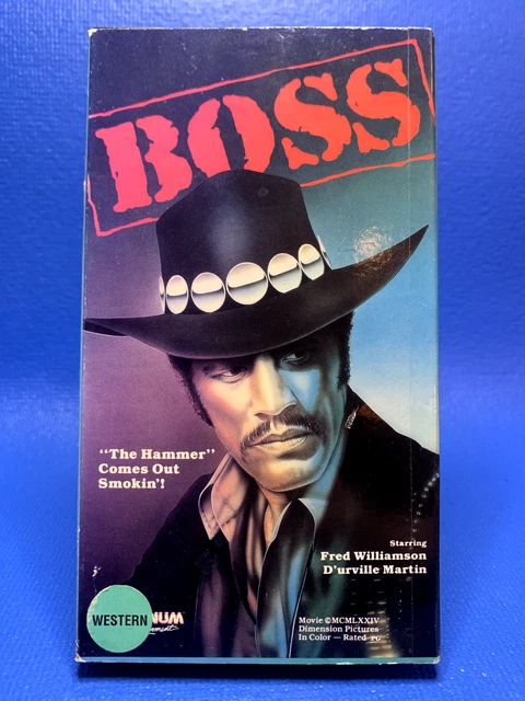 BOSS (VHS) - Fred Williamson - Htf - Rare £22.57 - PicClick UK