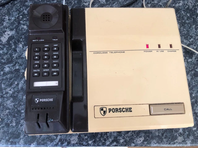 PORSCHE CORDLESS PHONE £42.25 - PicClick UK