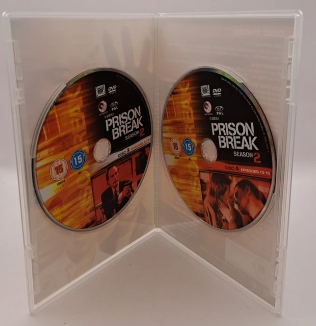PRISON BREAK -SERIES 1-4 -Complete (Box-set) (DVD) *NO SLEEVE* £3.00 ...