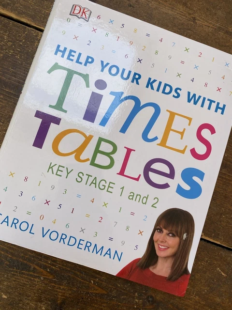 HELP YOUR KIDS with Times Table key stage 1 and 2 carol vorderman £2.50 ...
