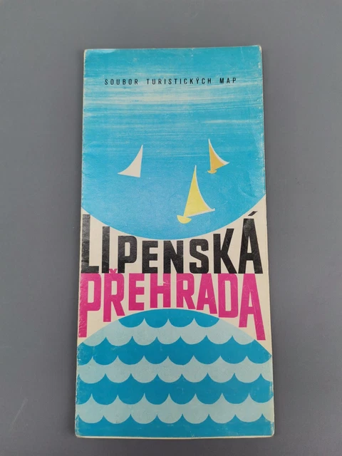 ALTER STADTPLAN LIPENSKA Prehrada Touristenkarte Kartografie Praha 1971 ...