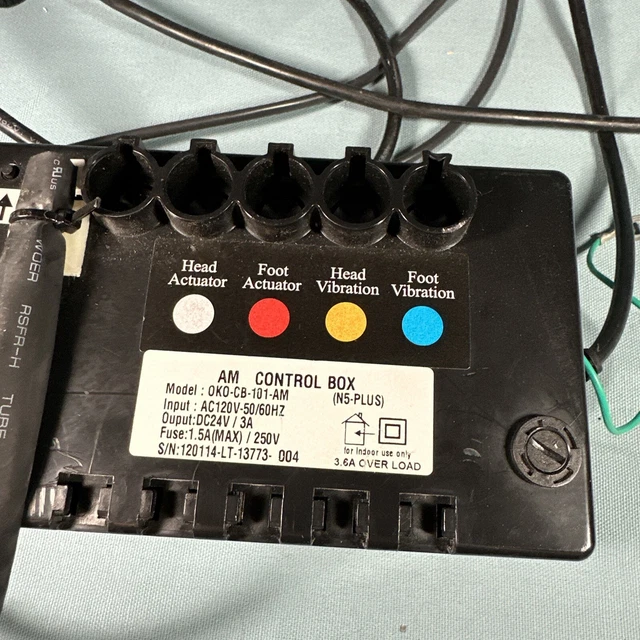 ADJUSTABLE BED CONTROL box for Tempurpedic Stearns and Foster Rize ...