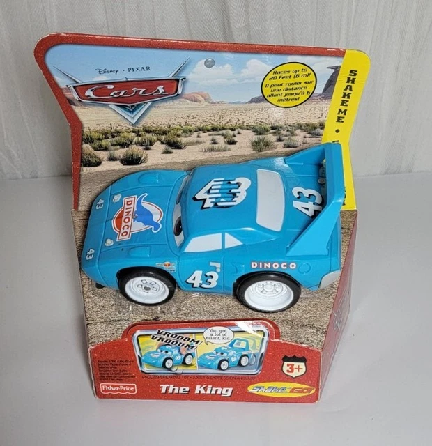 DISNEY PIXAR CARS Shake Me The King Dinoco #43 Shake N Go Fisher Price ...