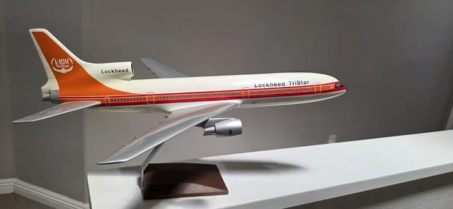 PACIFIC MINIATURES LOCKHEED L-1011 Tristar Travel Agent Model Airplane ...