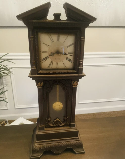 RARE 1950S ELECTRIC HADDON "Chippendale Grandfather" Clock Model #10 ...