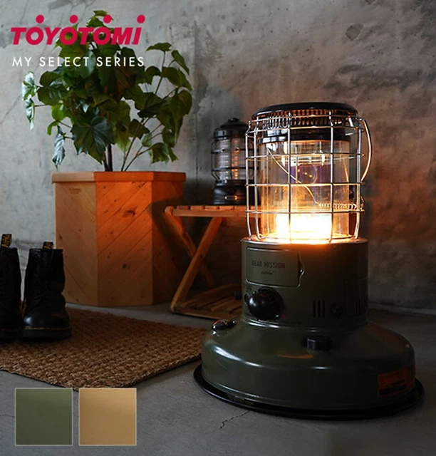 TOYOTOMI GEAR MISSION Convection Oil Stove Heater RR-GE25 Olive Camping ...