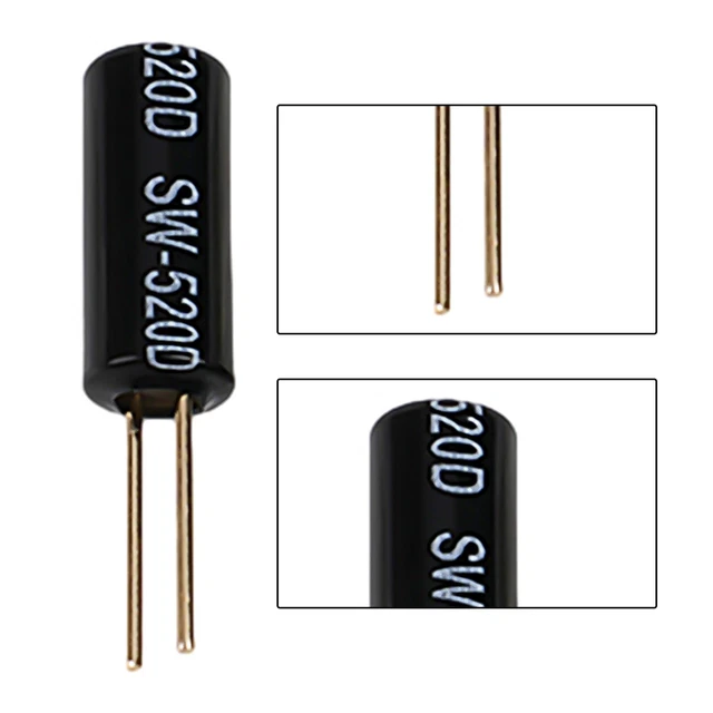 SW-520D SINGLE DIRECTIONAL Trigger Switch Roller-Type Tilted Vibration ...