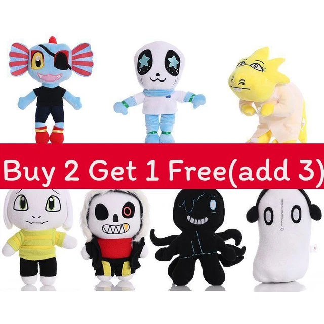 UNDERTALE DOLL PLUSH Sans Sunflower Chara Asriel Lancer Stuffed Gifts ...
