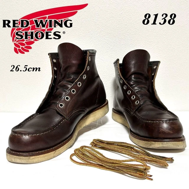 RED WING 8138 Classic Moc, size 26.5cm #1101 £256.61 - PicClick UK