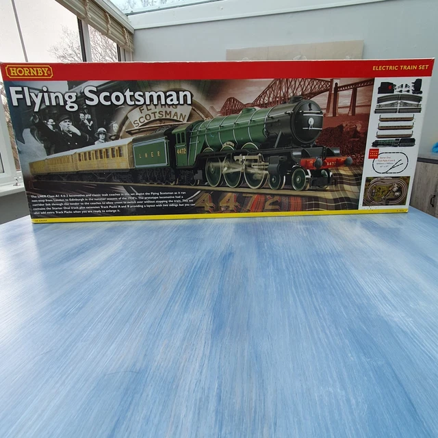 HORNBY BNIBMODEL RAILWAY Train Set Flying Scotsman R1019 Mint Condition (c) £150.00 - PicClick UK
