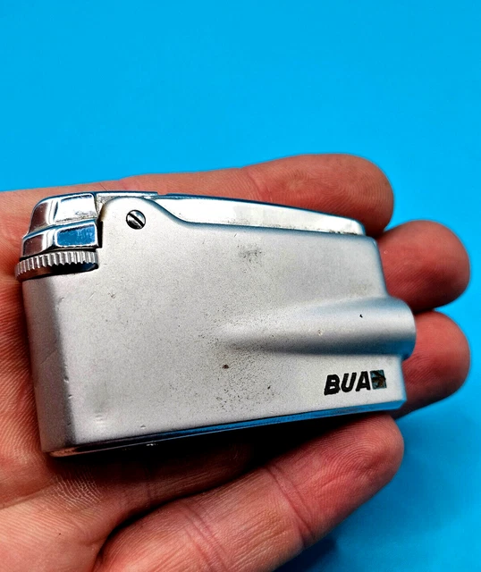 RARE VINTAGE COLLECTABLE RONSON VARAFLAME "BUA" Gas Lighter in Working ...