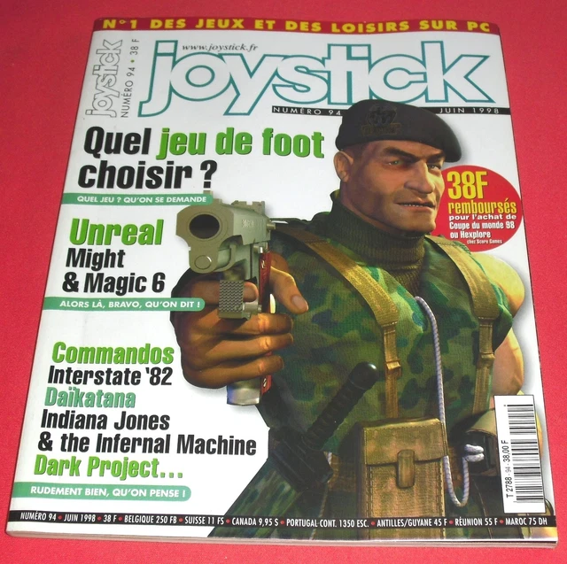 MAGAZINE JOYSTICK [N°94 Juin 98] Big Box PC CD-Rom Mac Commandos Unreal ...