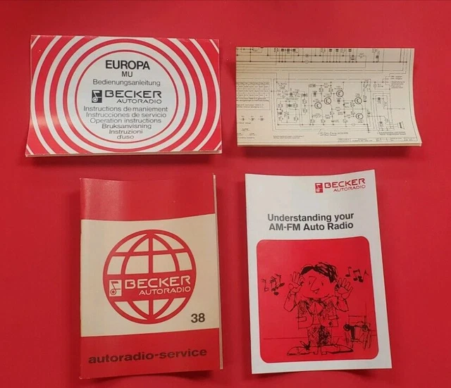 MERCEDES BENZ/BECKER EUROPA Mono radio original radio packet 114/115 ...