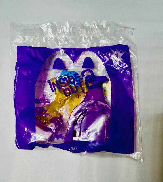 DISNEY PIXAR INSIDE Out 2 McDonalds Happy Meal Toy “Joy” #1, New in ...