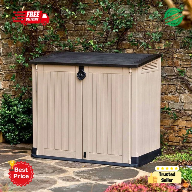 KETER STORE-IT OUT MIDI Garden Storage Box Garden Shed Bin Tool 880L ...