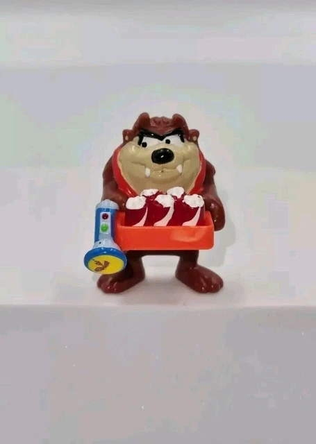 TAZ LOONEY TUNES Vintage Figure 1.5" Plastic Tasmanian Devil Kinder Toy ...