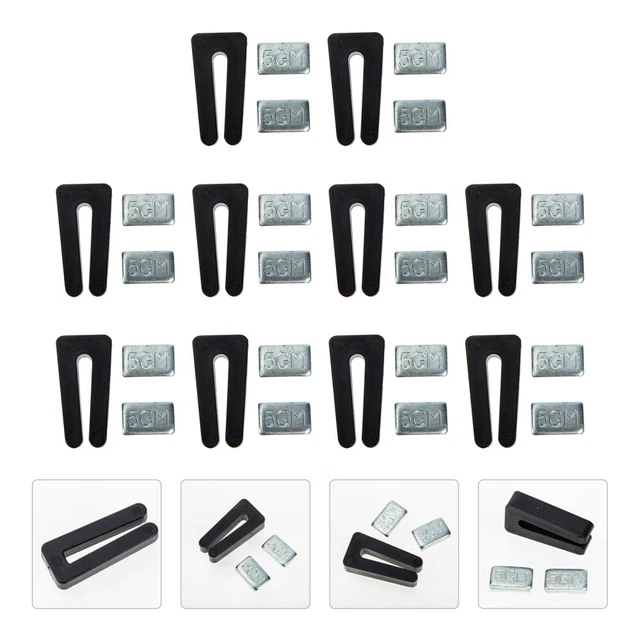 CEILING FAN RETAINER Clips & Balance Kit - 10 Sets & 5GM Weights £11.98 ...