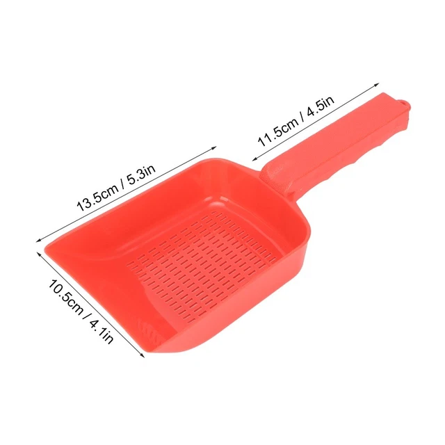 STRAINER AQUARIUM SAND Scooper Red Plastic Gravel Strainer Aquarium $14 ...