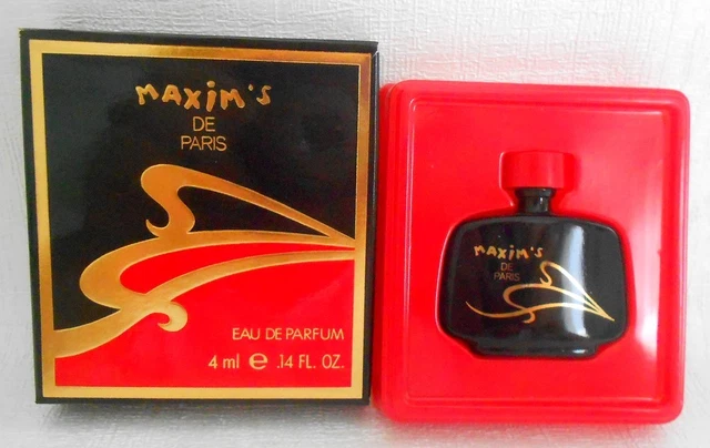 MINIATURE DE PARFUM Maxim's de Paris Eau de parfum Pleine 4 ml + boite EUR 9,99 - PicClick IT