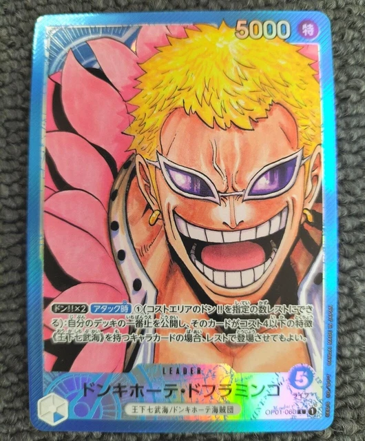 ONE PIECE CARD Game - Donquixote Doflamingo (Alt Art) OP01-060 L ROMANCE DAWN JP EUR 84,33 ...