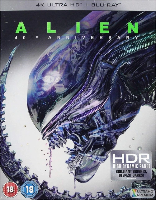 ALIEN 40TH ANNIVERSARY 4K Ultra HD + Blu-ray with Slipcover £15.08 ...