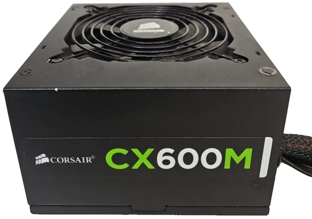 CORSAIR CX600M 600 Watt Semi Modular Power Supply 80+ Bronze PSU £35.55 ...