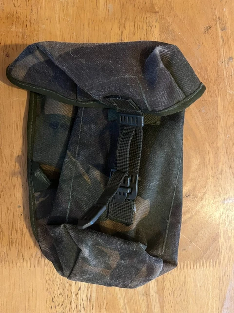 BRITISH ARMY WOODLAND DPM PLCE Webbing Pouch Water Bottle, Canteen £7. ...