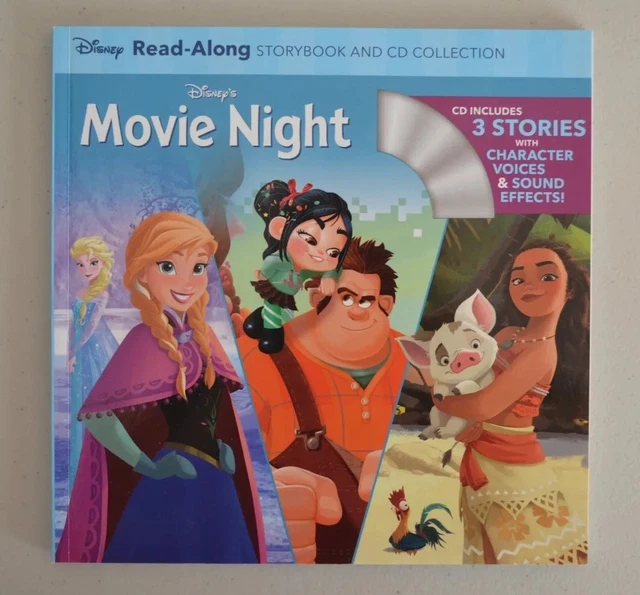 DISNEYS MOVIE NIGHT Read-Along Storybook and CD Collection: 3-In-1 ...