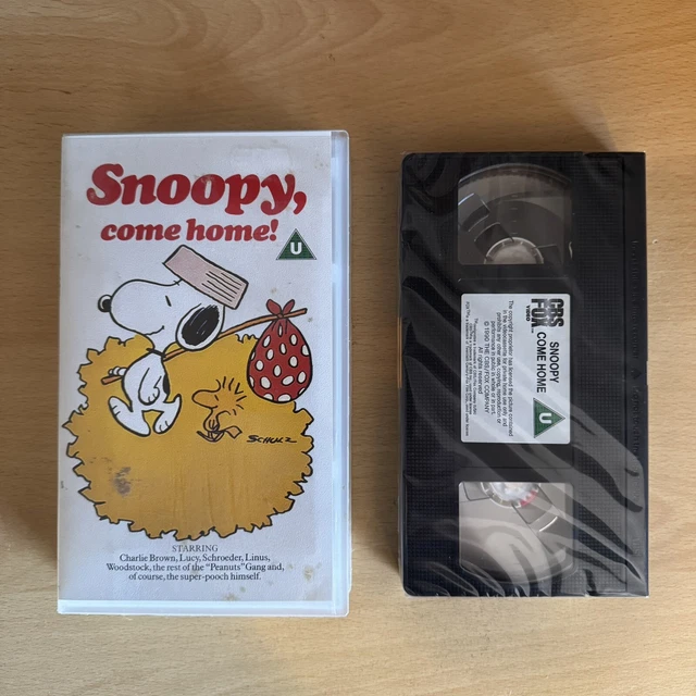 SNOOPY COME HOME VHS Video Tape 1972 Cinema Center U Charlie Brown ...