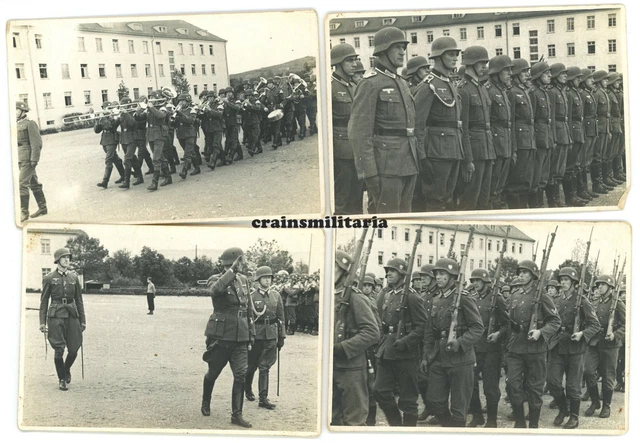4X ORIG. FOTO Heer Musiker Parade Offiziere bei Vereidigung in Heimat Kaserne EUR 9,99 - PicClick DE