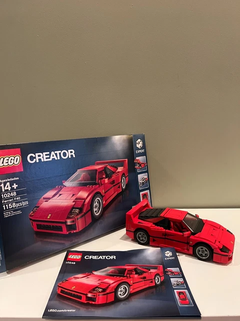 LEGO CREATOR EXPERT Ferrari F40 (10248) Built, Complete Set with Box ...