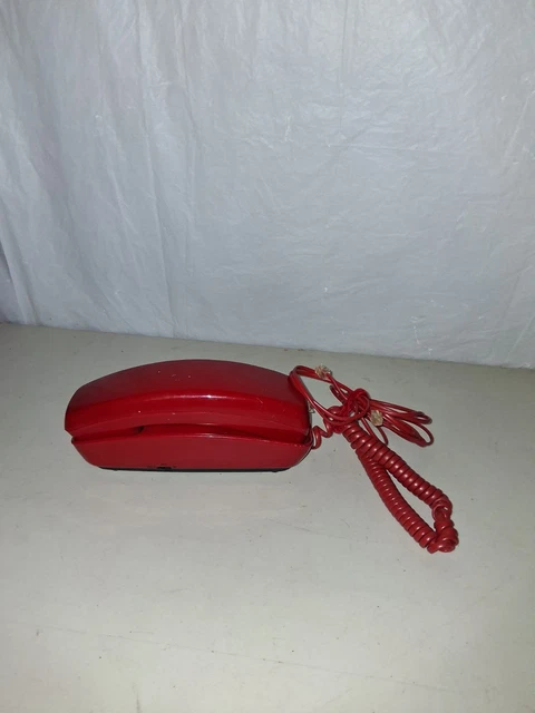 VINTAGE UNISONIC RED Push Button Corded Telephone, Untested £22.22 ...