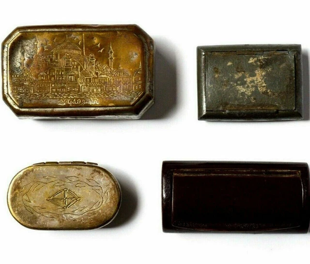 COLLECTION LOT BUNDLE 4 Cans Snuff Cans Tobacco Tobacco Tobacco Can 19 ...