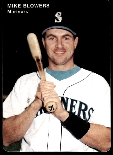 1994 MOTHER'S COOKIES Seattle Mariners Mike Blowers Seattle Mariners ...