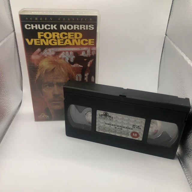 FORCED VENGEANCE (VHS) 1982 Chuck Norris Mary Louise Weller, Vintage ...