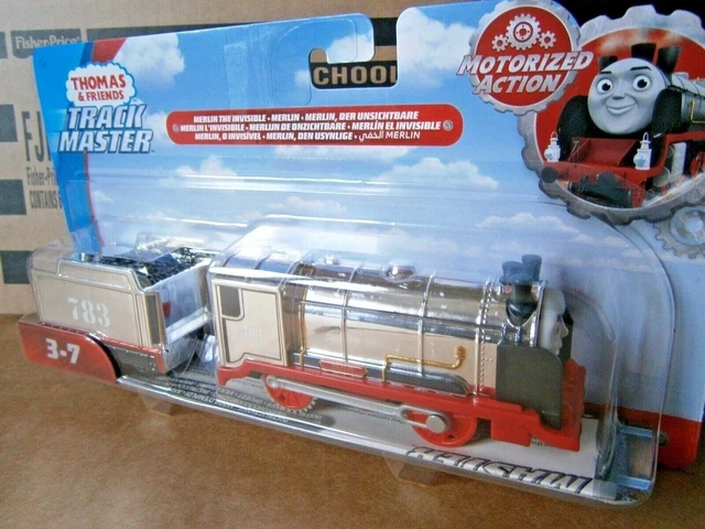 MERLIN THOMAS TRACKMASTER battery train Fisher Price toy engine NEW £18 ...
