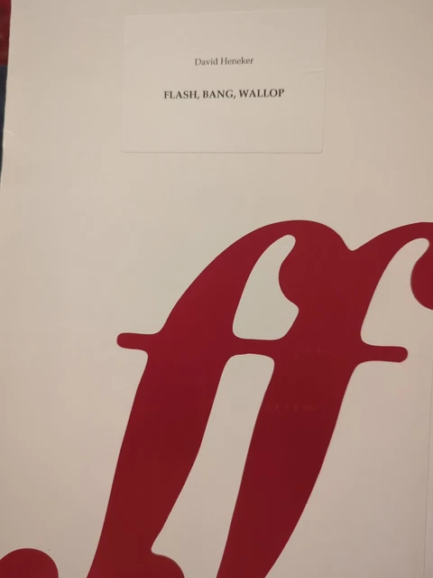 DAVID HENEKER 'FLASH, Bang, Wallop' Faber Music £8.99 - PicClick UK