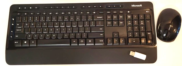 MICROSOFT WIRELESS KEYBOARD 3050 Wireless Keyboard & Mouse Tested $14. ...